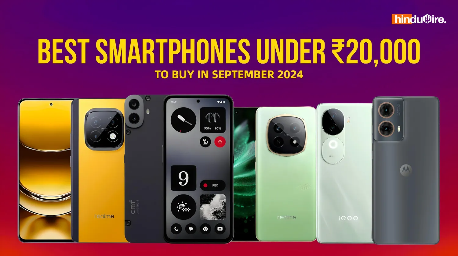 Best Smartphones Under ₹20,000 To Buy In September 2024